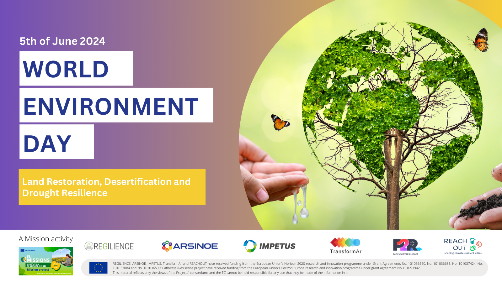 Together celebrating World Environment Day: Land Restoration ...