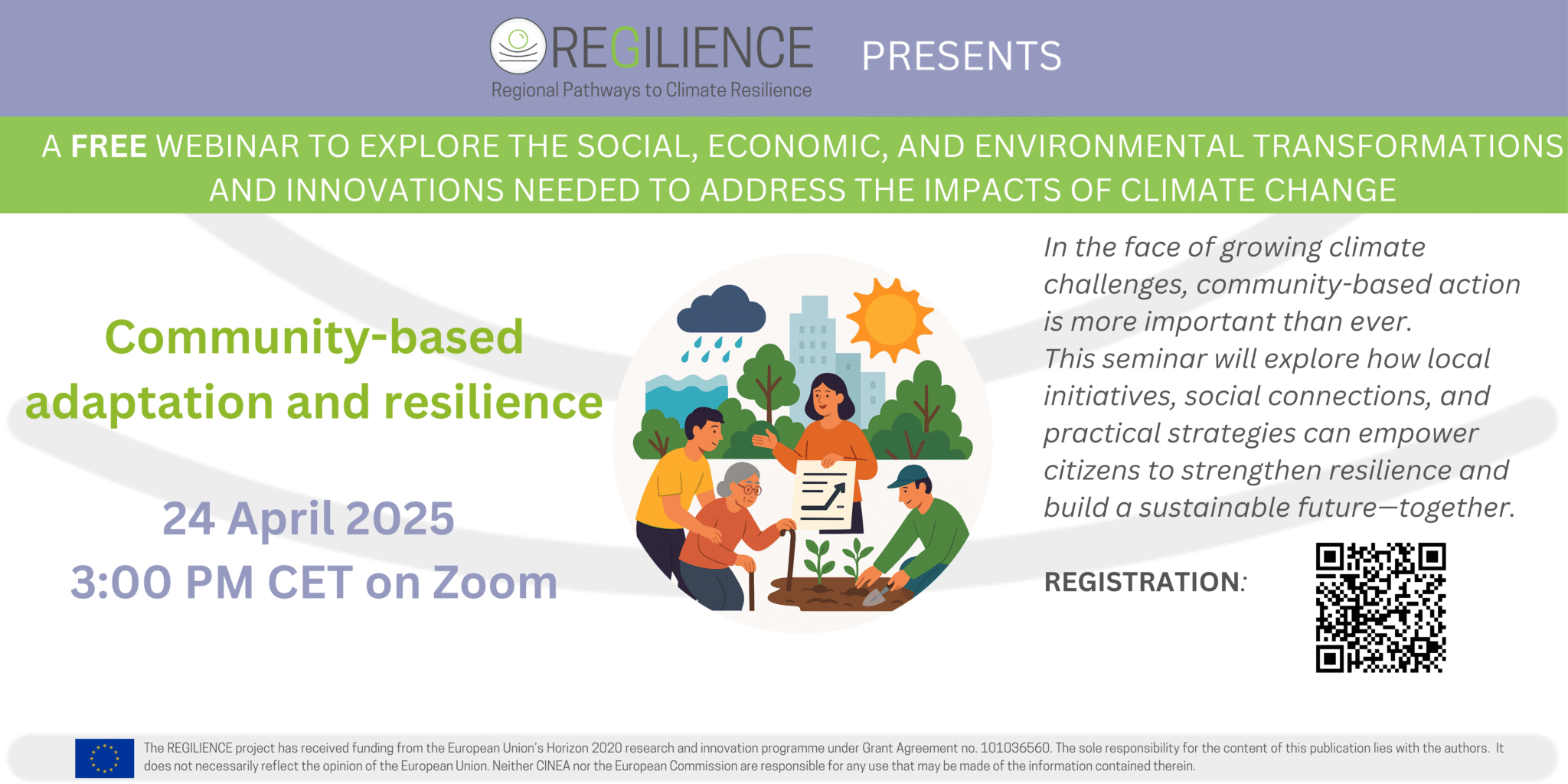Open Seminar #2 : Community-based adaptation and resilience - Regilience